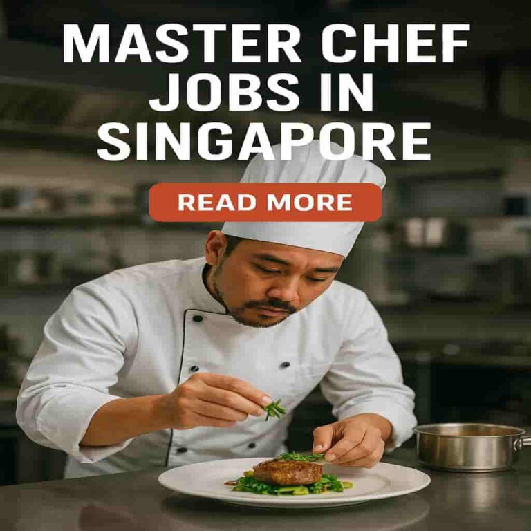 Master Chef Jobs in Singapore with Visa Sponsorship 2026